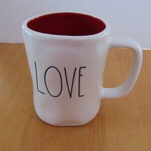 Ray Dunn | Dining | Ray Dunn Large White Mug Love You 6 Oz Ceramic ...